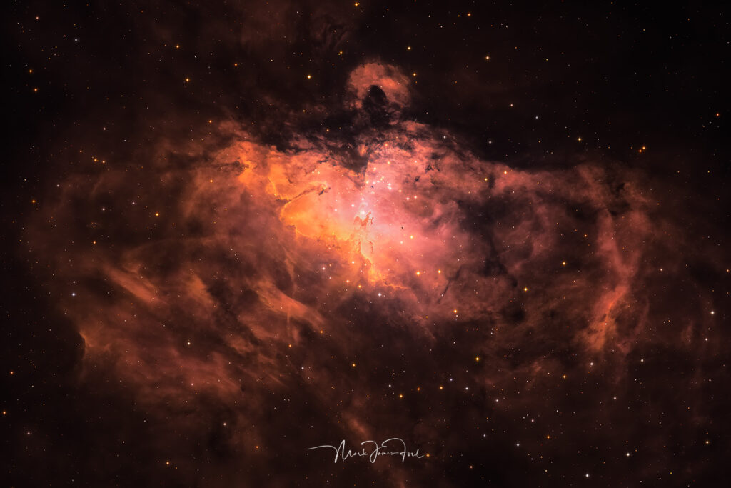 Eagle Nebula / M16, NGC 6611 (Red) – Astrophotography